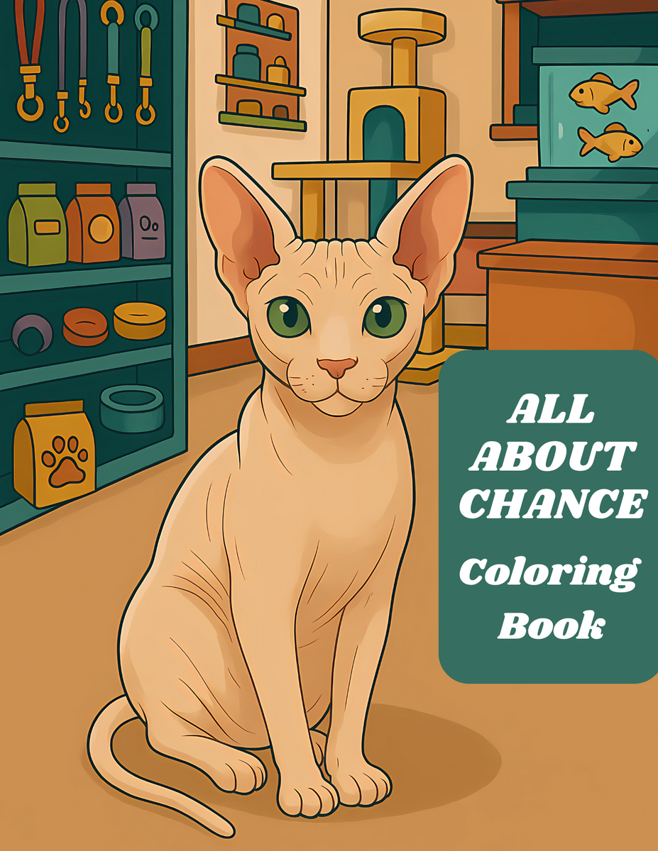 All About Chance Coloring Book – Lonestar Dog Treats